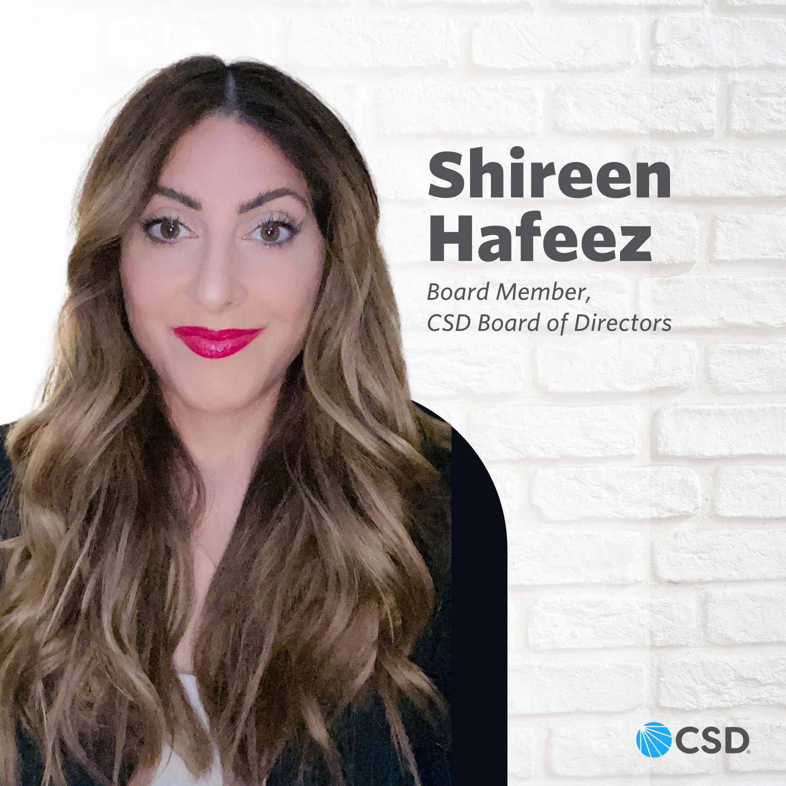 Shireen Hafeez Joins CSD's Board of Directors | Communication Service ...